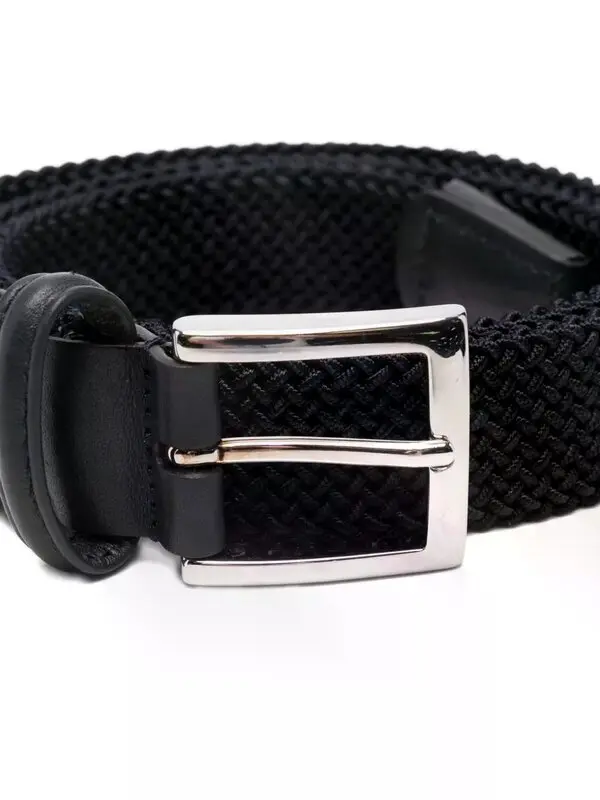 Kiton Braided Buckled Belt