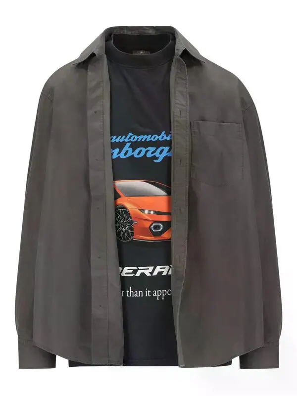 Balenciaga Automobili Lamborghini Shirt - Grey