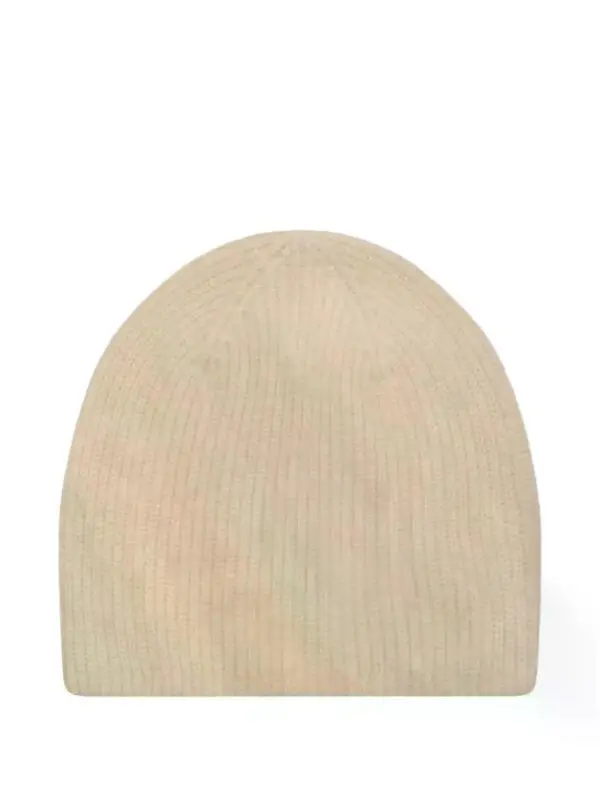 Loulou De Saison Ribbed Beanie Hat - Neutrals