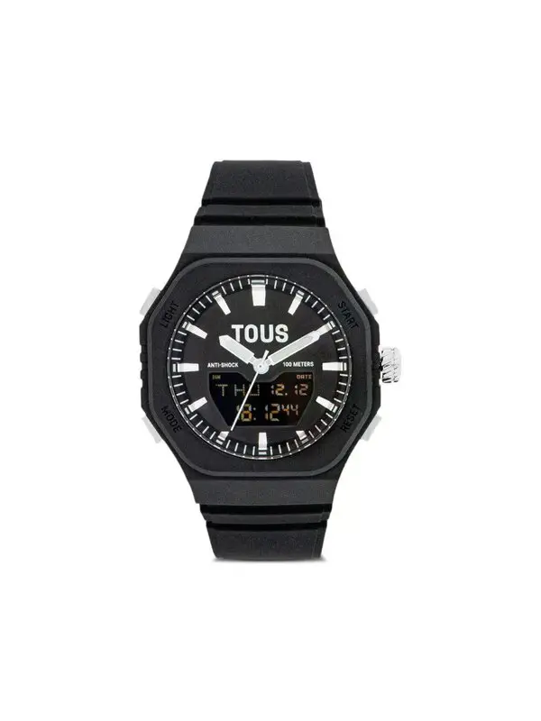 TOUS Logo-detail 40mm Digital Watch - Black