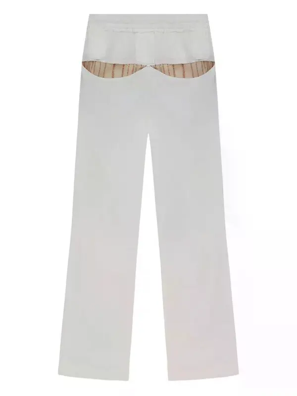 MISCI Cut-out Wide-leg Trousers