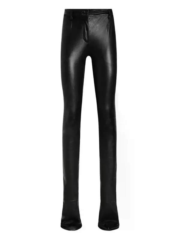 Dolce & Gabbana Stretch Leather Trousers