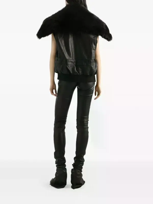 Dolce & Gabbana Stretch Leather Trousers