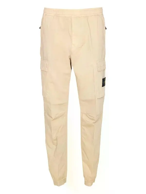 Stone Island Compass Badge Trousers - Light And Natural