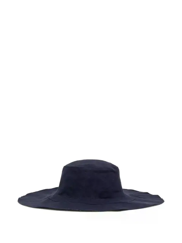 Vilebrequin Frayed-edge Wide-brim Hat - Blue