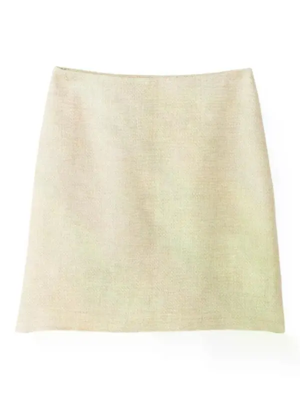 BY MALENE BIRGER Chambray Skirt - Neutrals