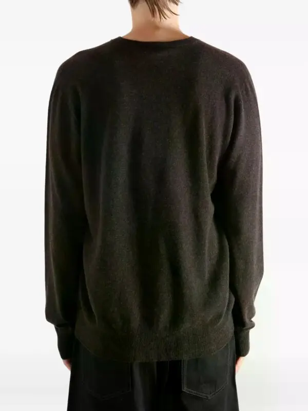 THE ROW V-neck Long Sleeve Sweater