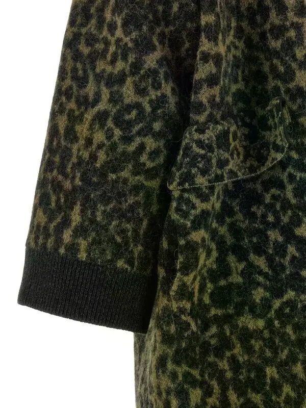 NUDE Animalier High-neck Coat