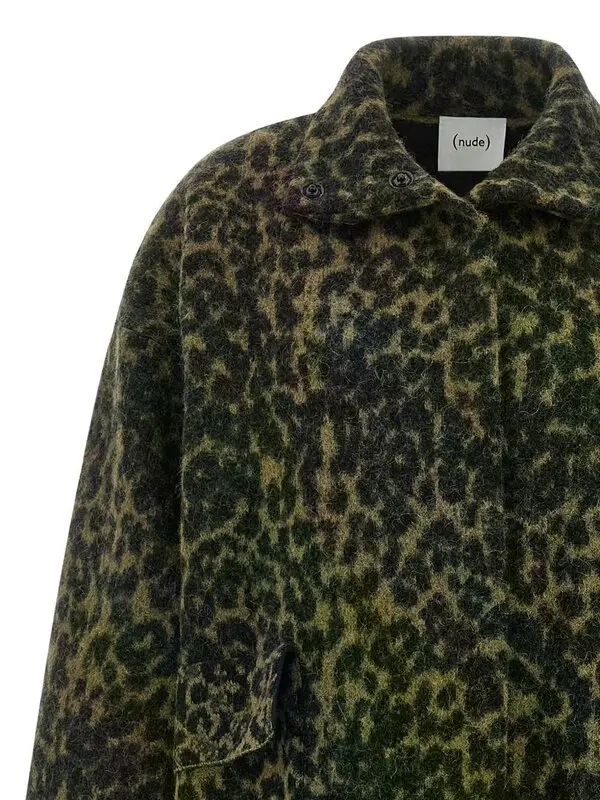 NUDE Animalier High-neck Coat