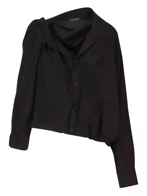 Balenciaga Buttoned Collared Top