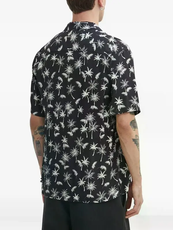 The Kooples Palm-tree Print Shirt