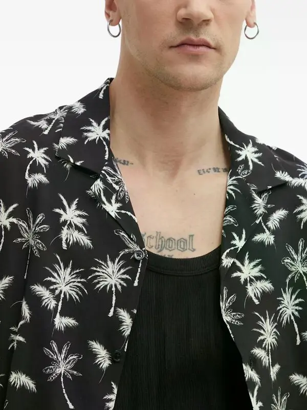 The Kooples Palm-tree Print Shirt