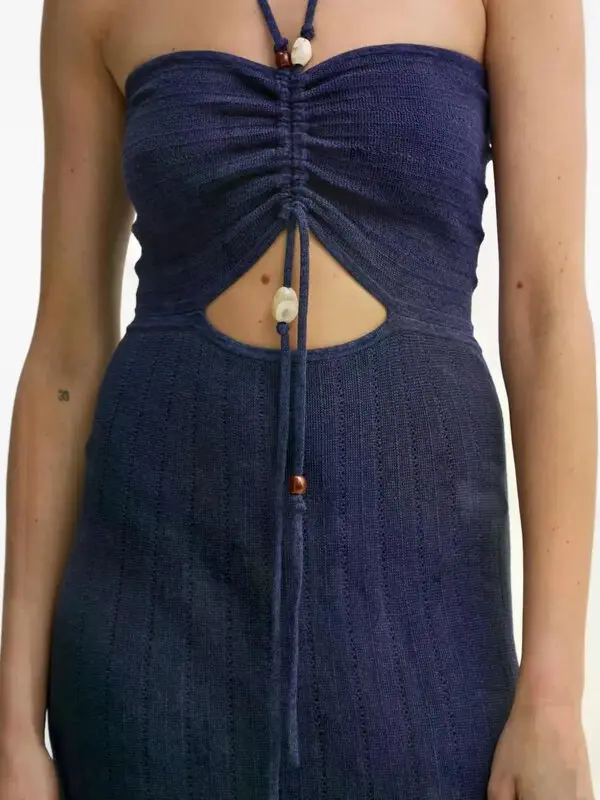 SESSUN Dinah Cut-out Ruched Dress