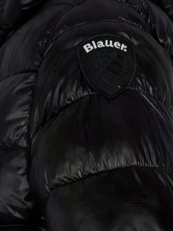 BLAUER. Logo-patch Puffer Jacket