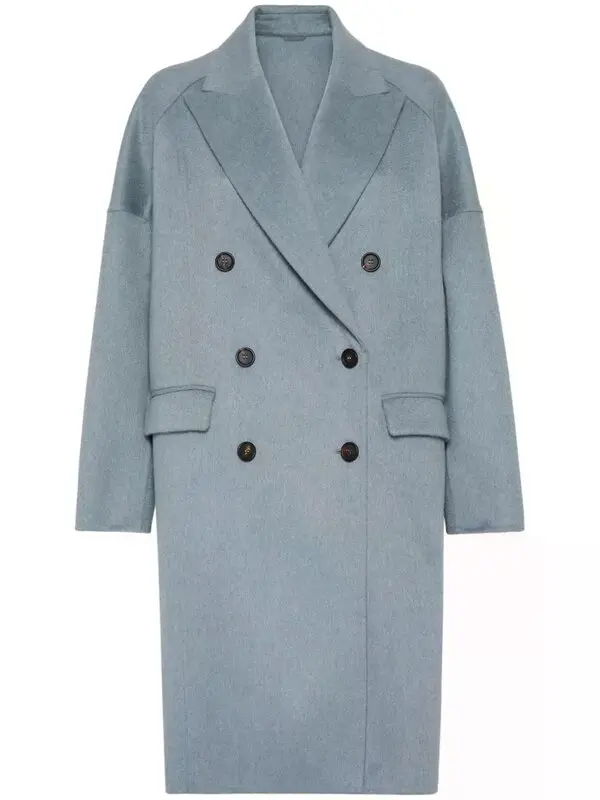 Brunello Cucinelli Double-breasted Cashmere Coat