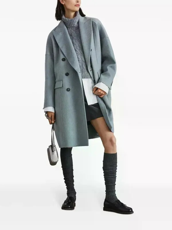 Brunello Cucinelli Double-breasted Cashmere Coat