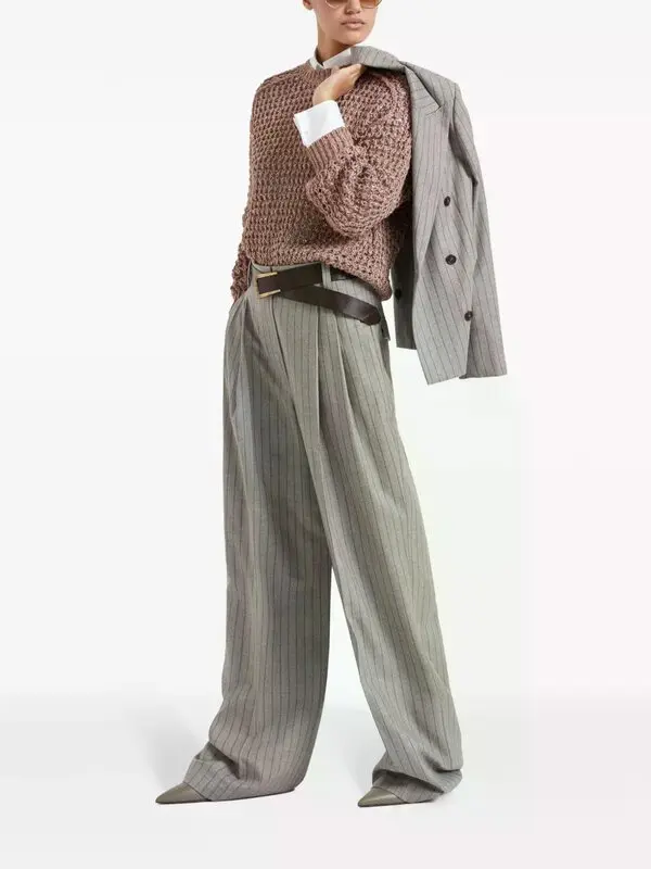 Brunello Cucinelli Pinstripe Double-breasted Blazer