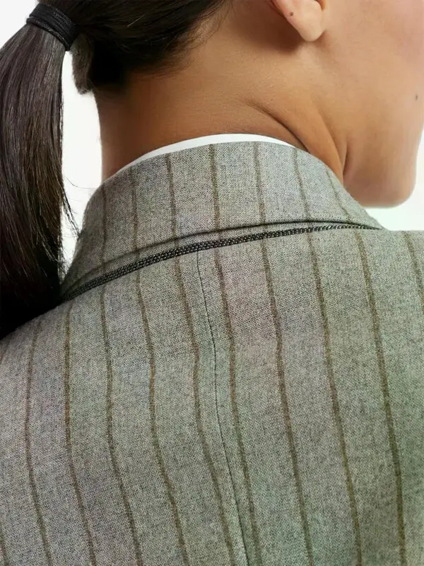 Brunello Cucinelli Pinstripe Double-breasted Blazer