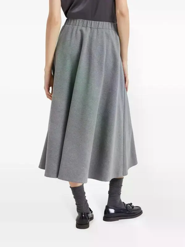 Brunello Cucinelli A-line Midi Skirt