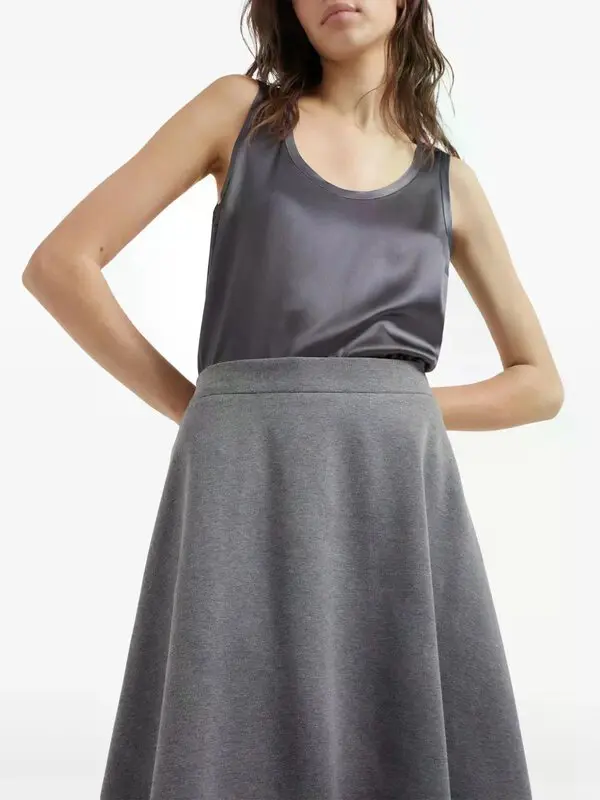 Brunello Cucinelli A-line Midi Skirt