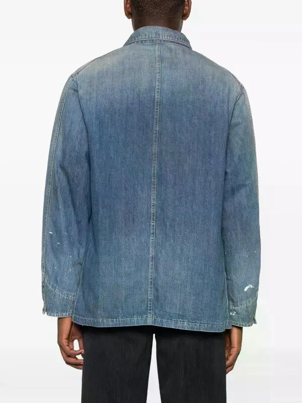 Visvim Patch-pocket Denim Overcoat