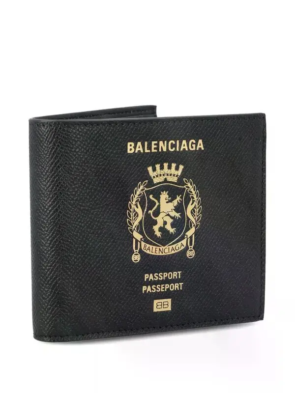 Balenciaga Passport-square Graphic Wallet