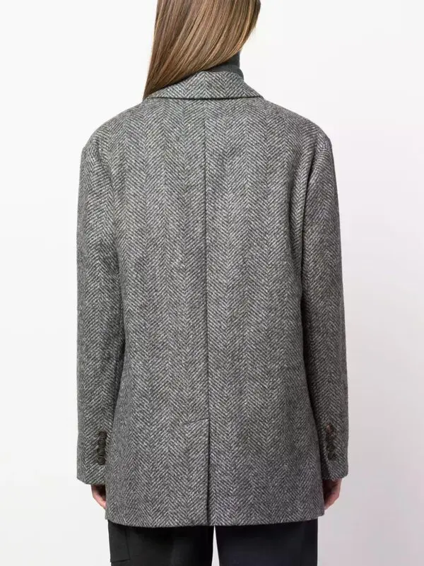 Brunello Cucinelli Single-breasted Wool Blazer