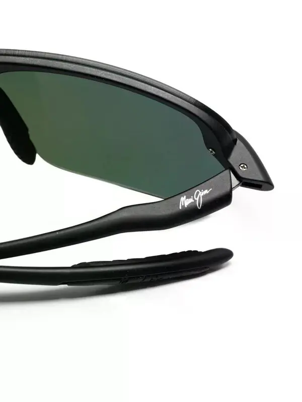 Maui Jim Palulu Rectangle-frame Sunglasses - Black
