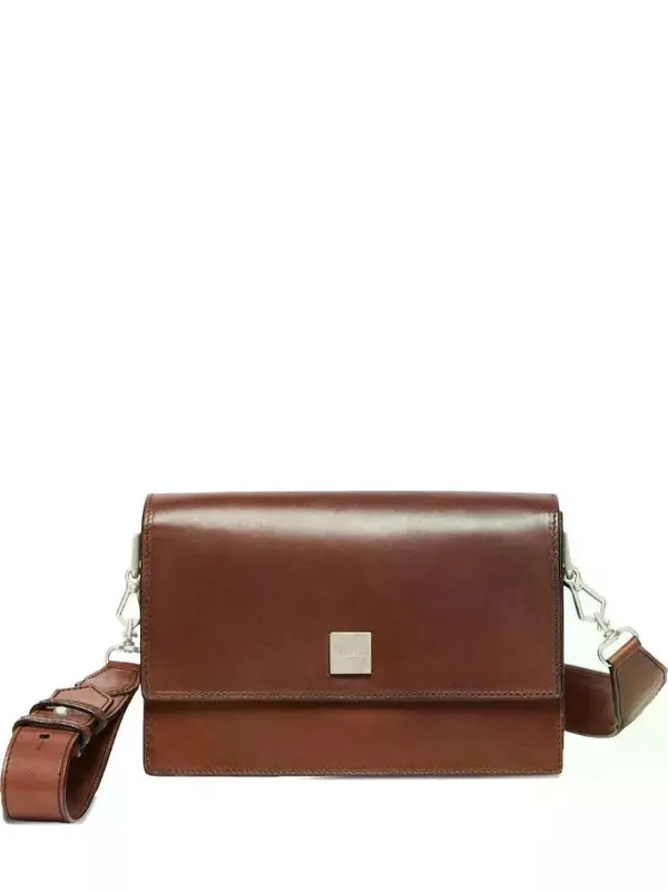 Max Mara Biancaroughs Leather Shoulder Bag - Brown