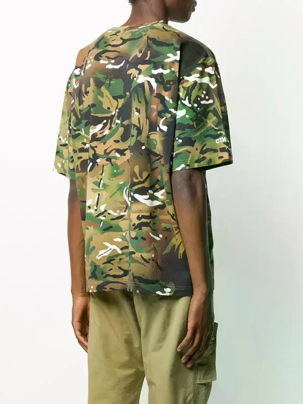 Heron Preston Camouflage Print T-shirt