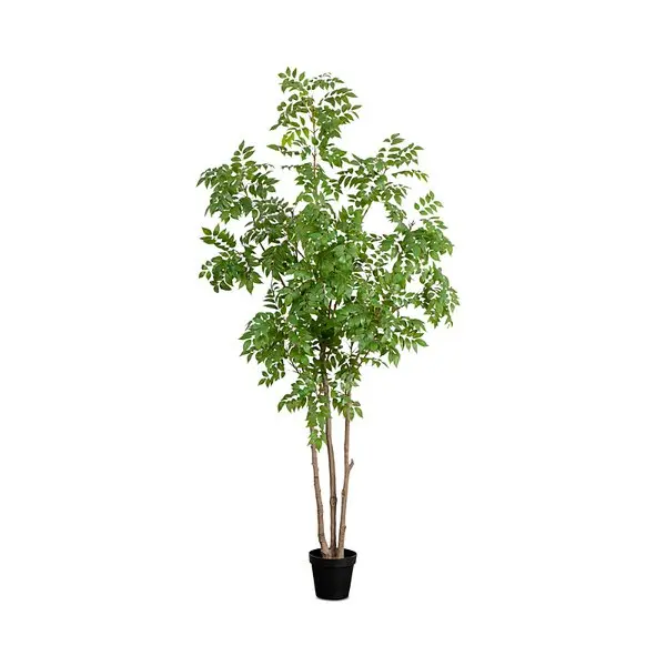 NEARLY NATURAL 8' Artificial Sumac Tree - No Color