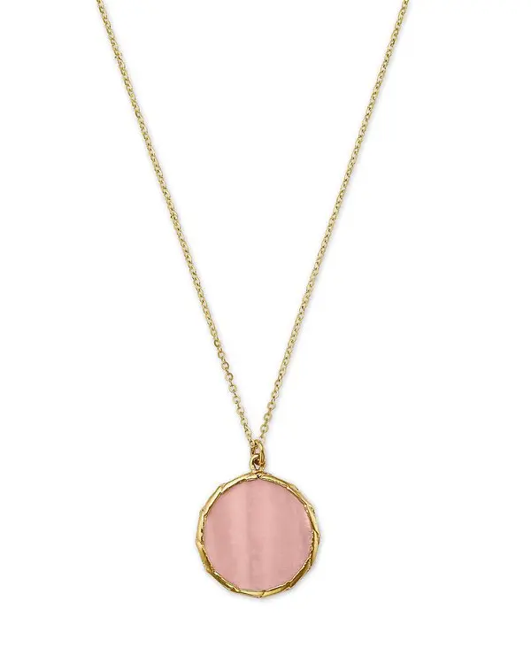 Bloomingdale'S 14k Yellow Gold Mother Of Pearl Pendant Necklace - Gold/pink