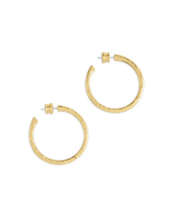 ANABEL ARAM Milos Studded Medium Hoop Earrings