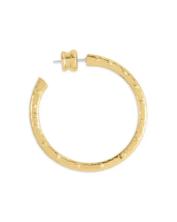ANABEL ARAM Milos Studded Medium Hoop Earrings
