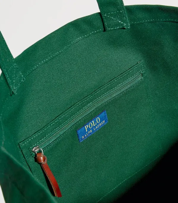 Polo Ralph Lauren Cotton Logo Tote Bag