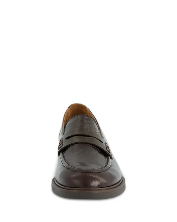Paul Green Caroline Penny Loafers - Moro Glossy Leather