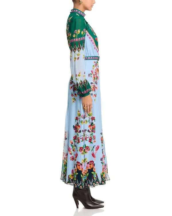 Saloni Jacqui-b Belted Midi Dress