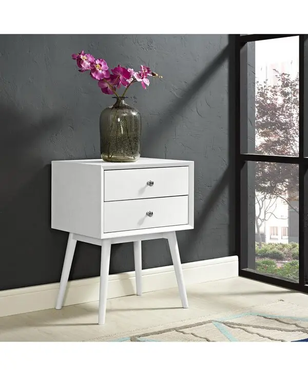 MODWAY Dispatch Nightstand - White