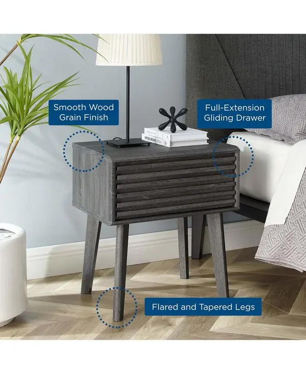 MODWAY Render End Table - Charcoal