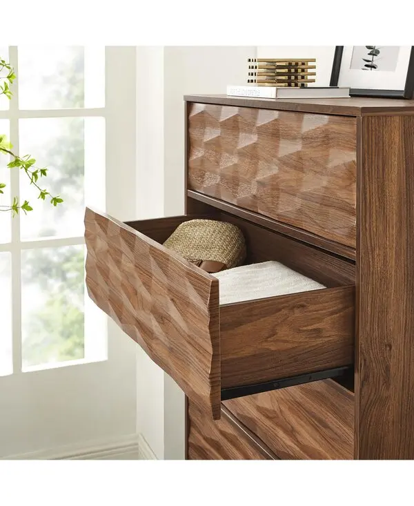 MODWAY Vespera 5-drawer Chest - Walnut
