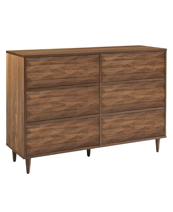MODWAY Vespera 6-drawer Dresser - Walnut