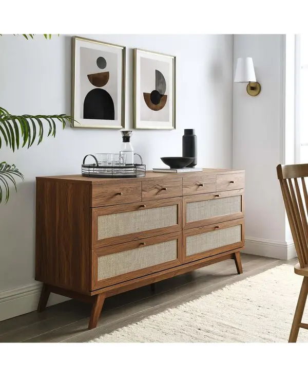 MODWAY Soma 8-drawer Dresser - Walnut