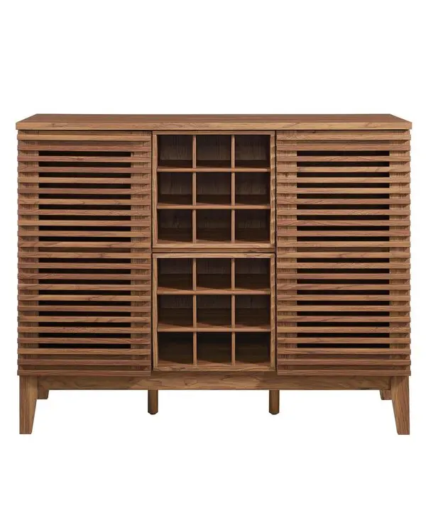 MODWAY Render Bar Cabinet - Walnut
