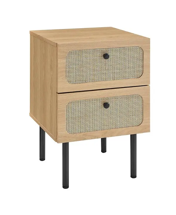 MODWAY Chaucer 2-drawer Nightstand - Oak