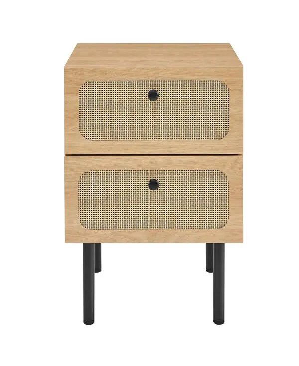 MODWAY Chaucer 2-drawer Nightstand - Oak