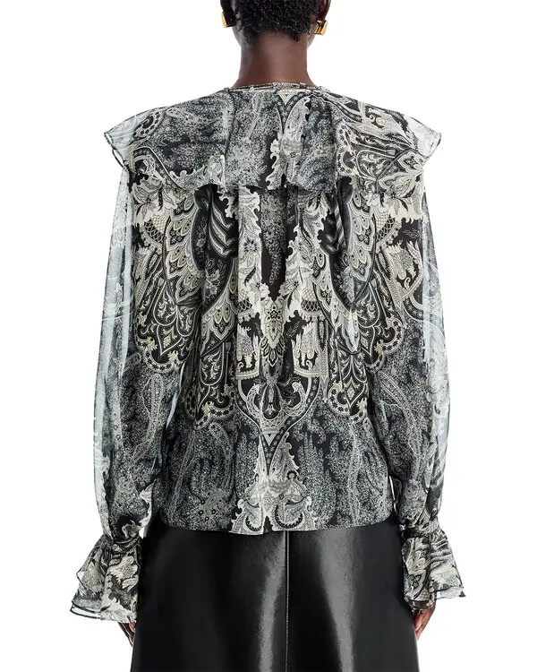 Kobi Halperin Lock Tie Neck Top