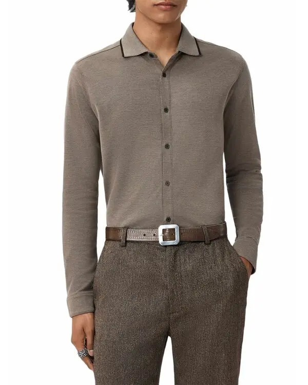 John Varvatos Drewce Button Front Shirt - Twig