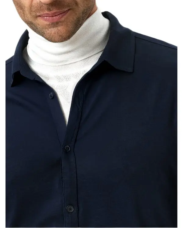 John Varvatos Gareth Mercerized Cotton Shirt