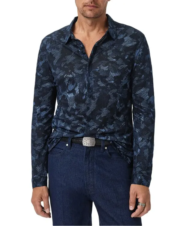 John Varvatos Vienne Printed Button Front Shirt