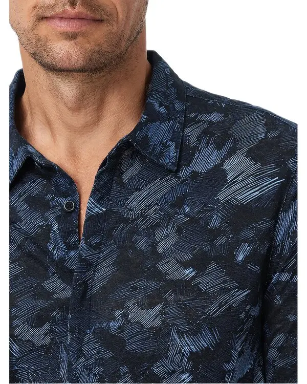 John Varvatos Vienne Printed Button Front Shirt